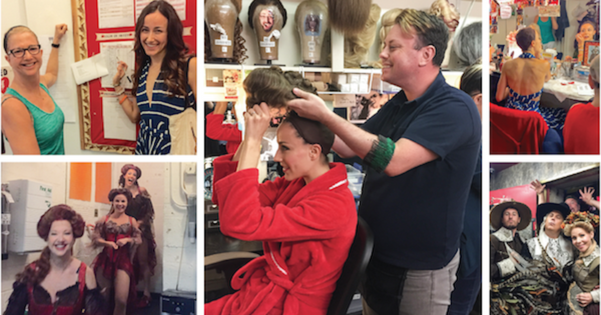 Backstage Life With Beth Johnson Nicely in ‘Something Rotten!’