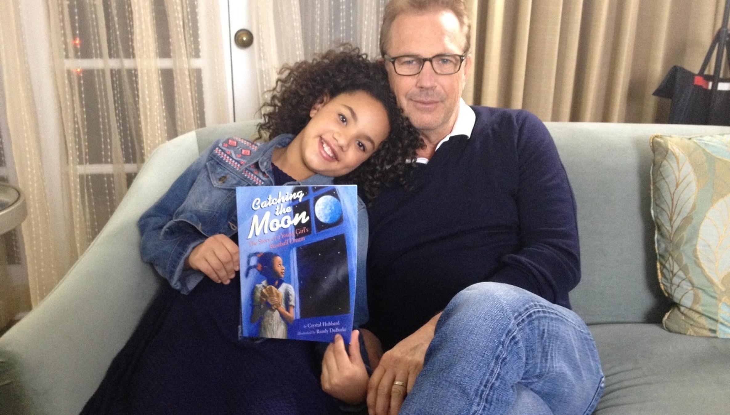 Kevin Costner and Jillian Estell Read ‘Catching the Moon’ for SAG ...