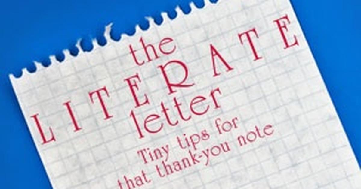 The Literate Letter