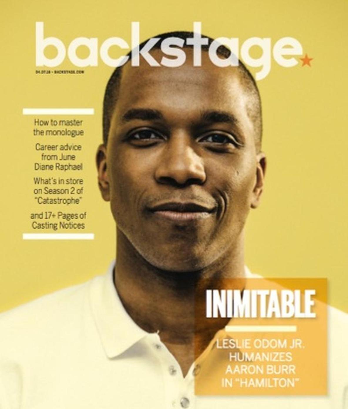 Leslie Odom Jr Risks It All In ‘hamilton