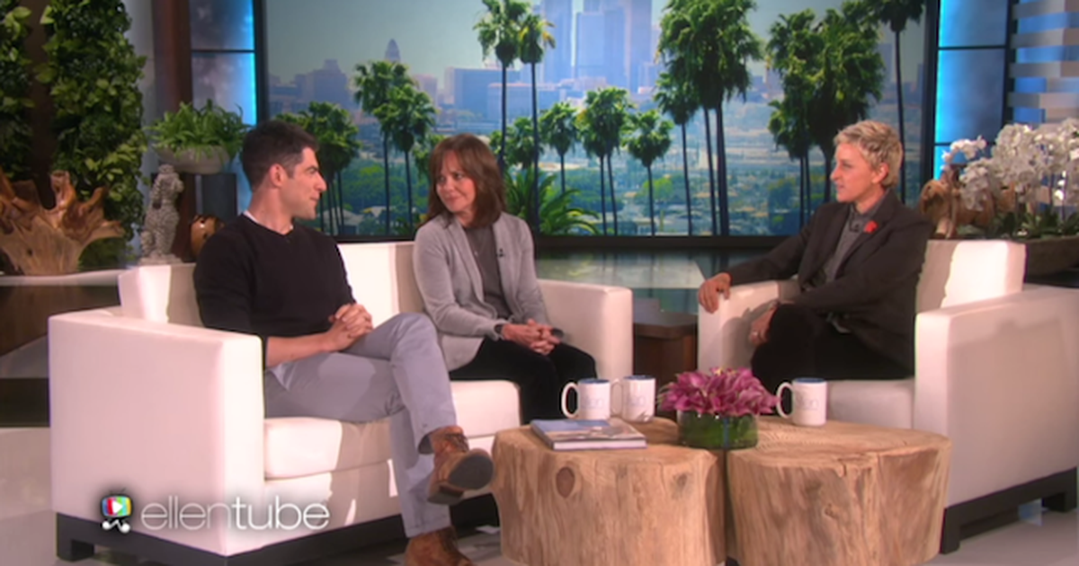 WATCH: Sally Field and Max Greenfield Talk Making Out on ‘Ellen’