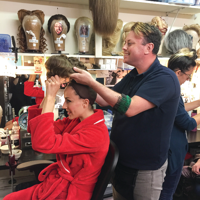 Backstage Life With Beth Johnson Nicely in ‘Something Rotten!’