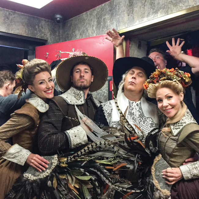 Backstage Life With Beth Johnson Nicely in ‘Something Rotten!’