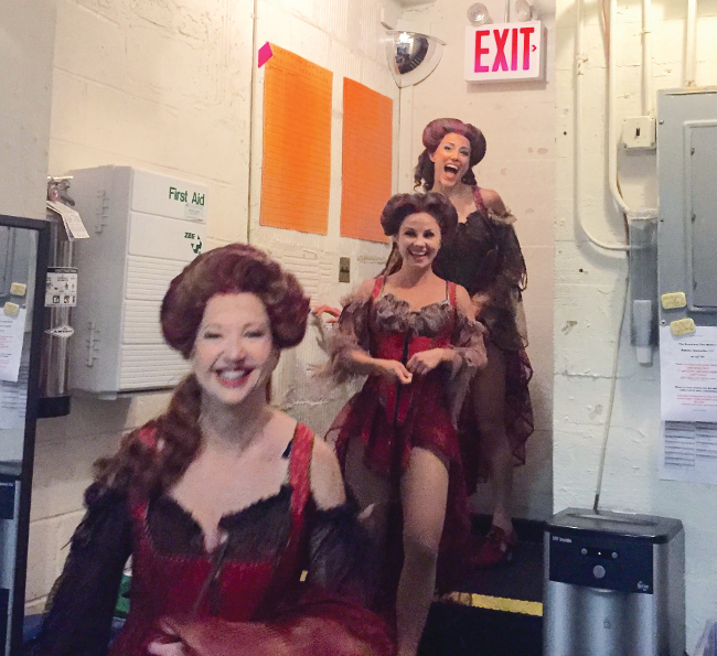 Backstage Life With Beth Johnson Nicely in ‘Something Rotten!’