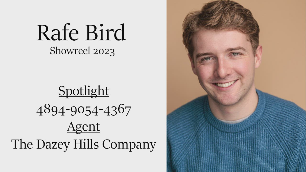 Rafe Bird - Professional Profile, Photos on StarNow - Actor